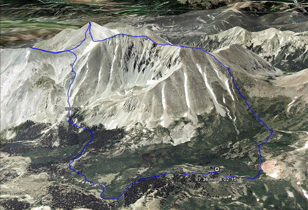 Tabeguache Peak and Mt Shavano